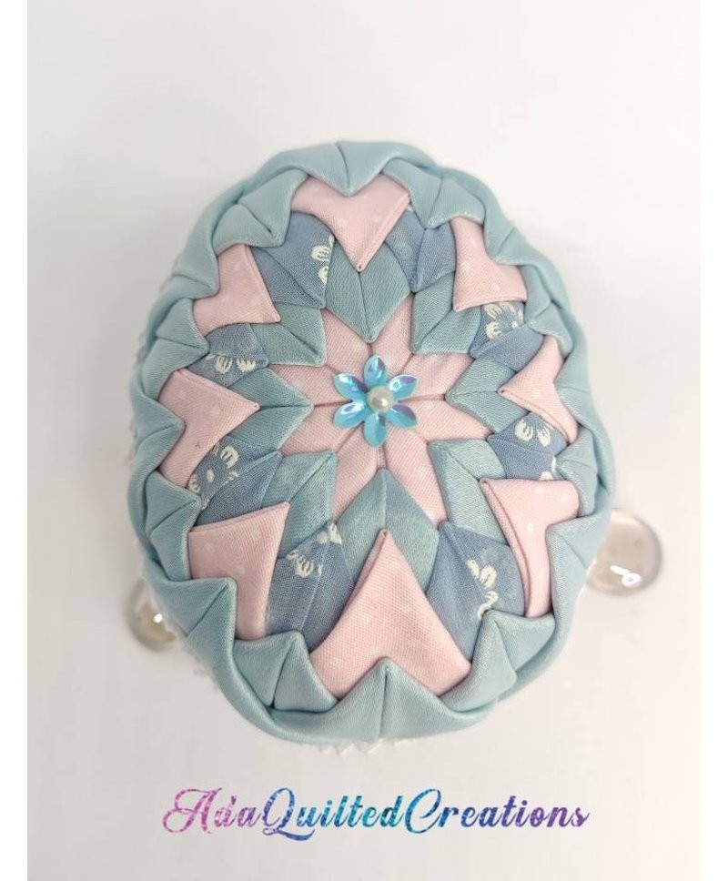 Quilted Easter eggs - Ada Quilted Creations