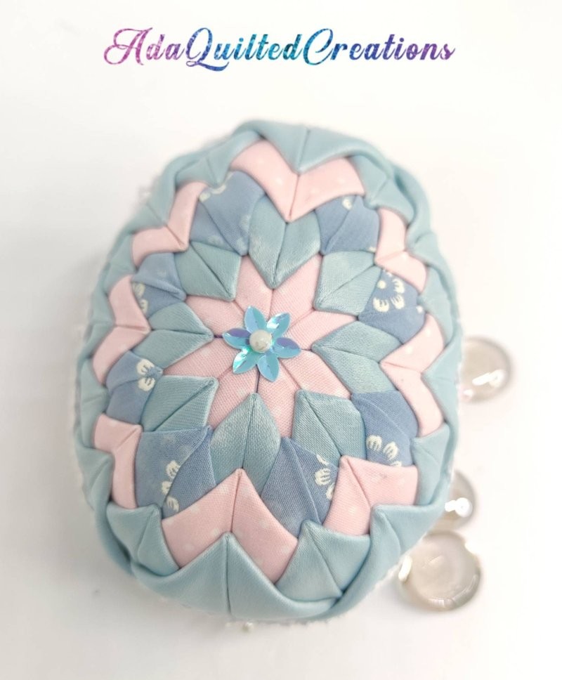 Quilted Easter eggs - Ada Quilted Creations