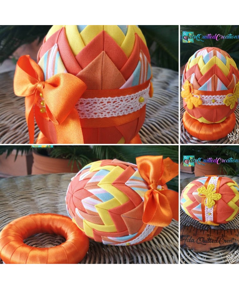 Fabric Easter egg DIY kits - Ada Quilted Creations