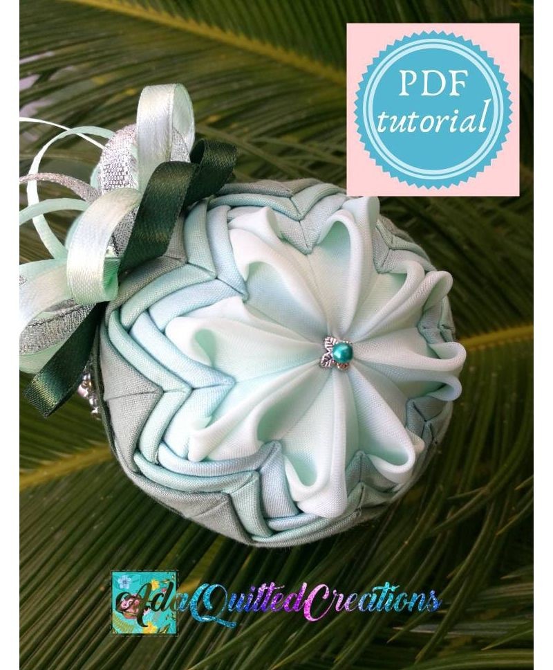 Flower pattern - PDF Tutorial - Ada Quilted Creations