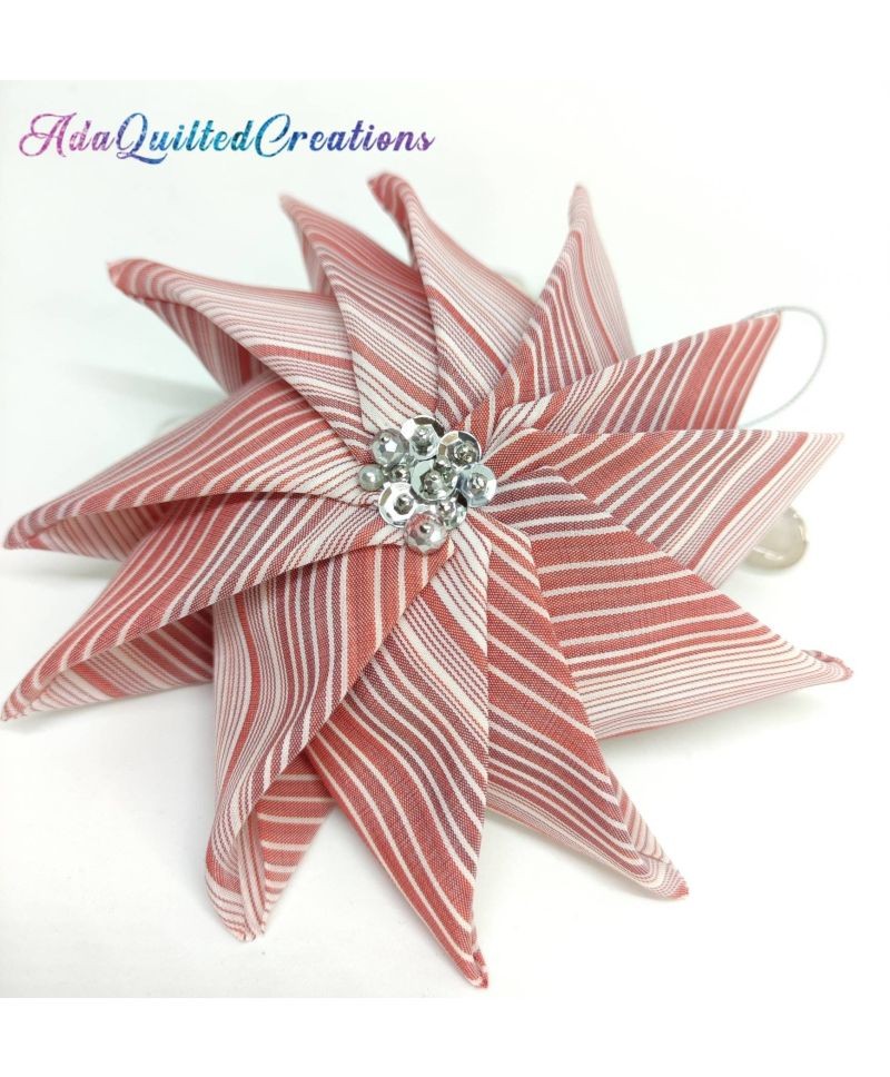 Six point star ornament - Ada Quilted Creations