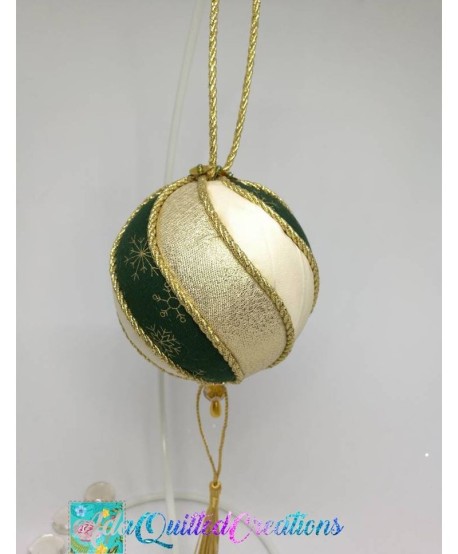 Kimekomi Christmas Ornament - Ada Quilted Creations