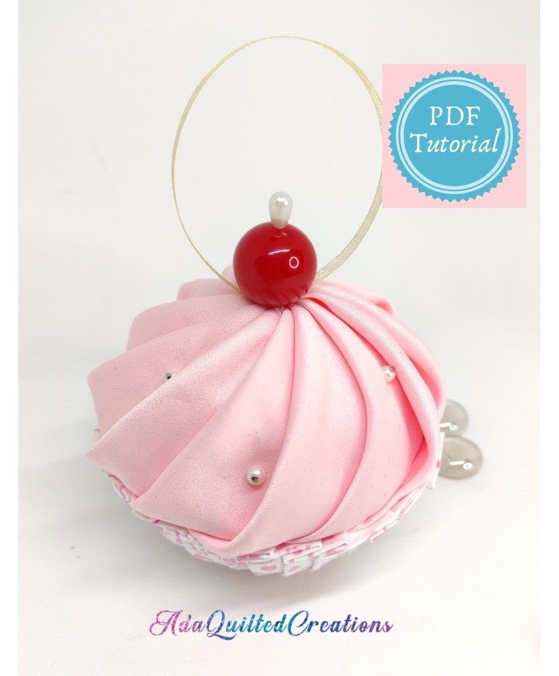 Cupcake pattern - PDF tutorial - Ada Quilted Creations