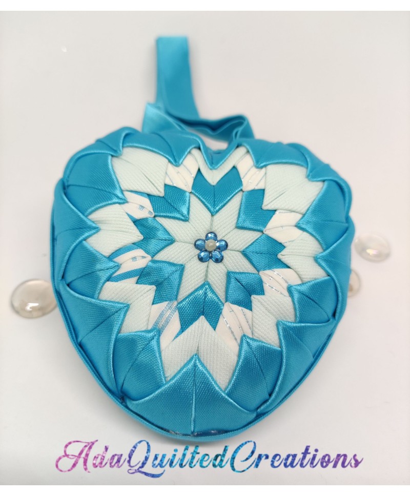 Star gazer heart pattern - PDF tutorial - Ada Quilted Creations