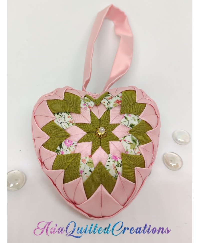 Star gazer heart pattern - PDF tutorial - Ada Quilted Creations