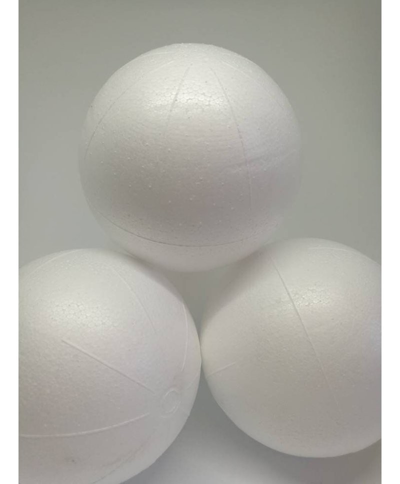 3.54" markes polystyrene balls (9 cm) (set of 6) - Ada Quilted Creations