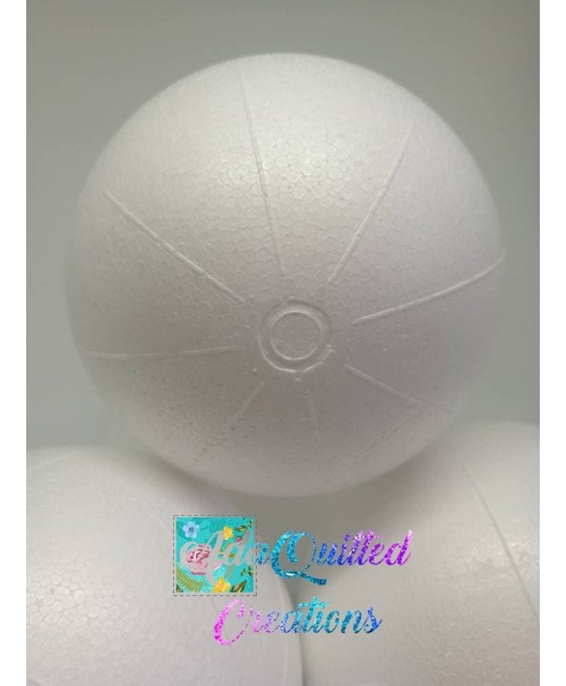 3.54" markes polystyrene balls (9 cm) (set of 6) - Ada Quilted Creations