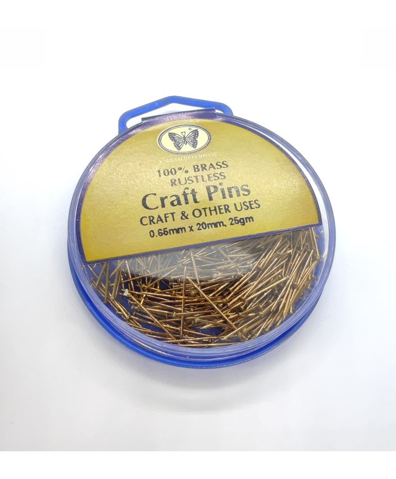 Golden craft pins (25 gr) - Ada Quilted Creations