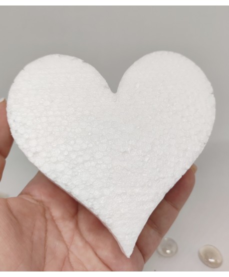 Styrofoam heart slices (set of 6) - Ada Quilted Creations