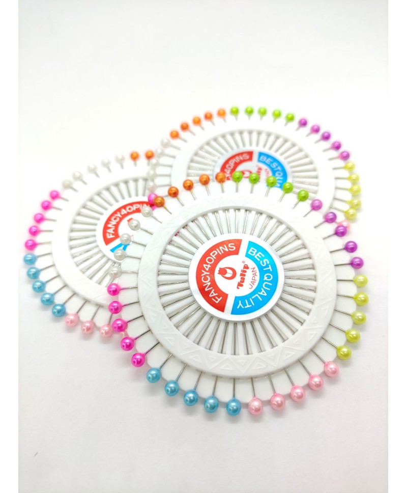 Pearl head craft pins - Ada Quilted Creations