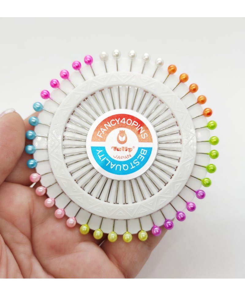 Pearl head craft pins - Ada Quilted Creations