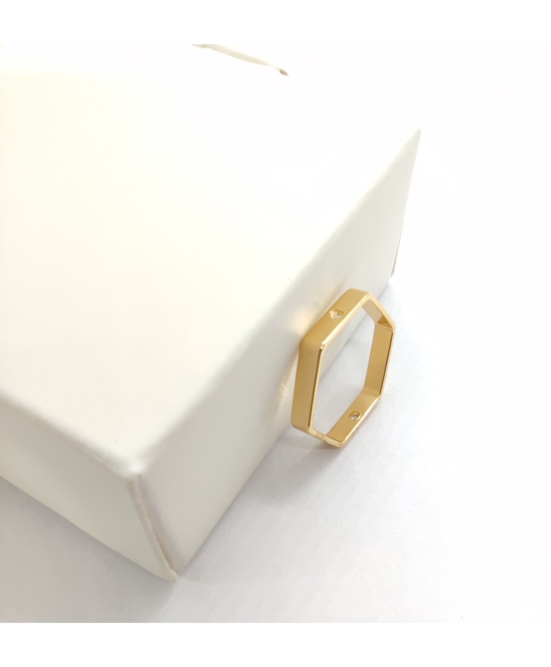 Gold Hexagon Tree Toppers - Ada Quilted Creations