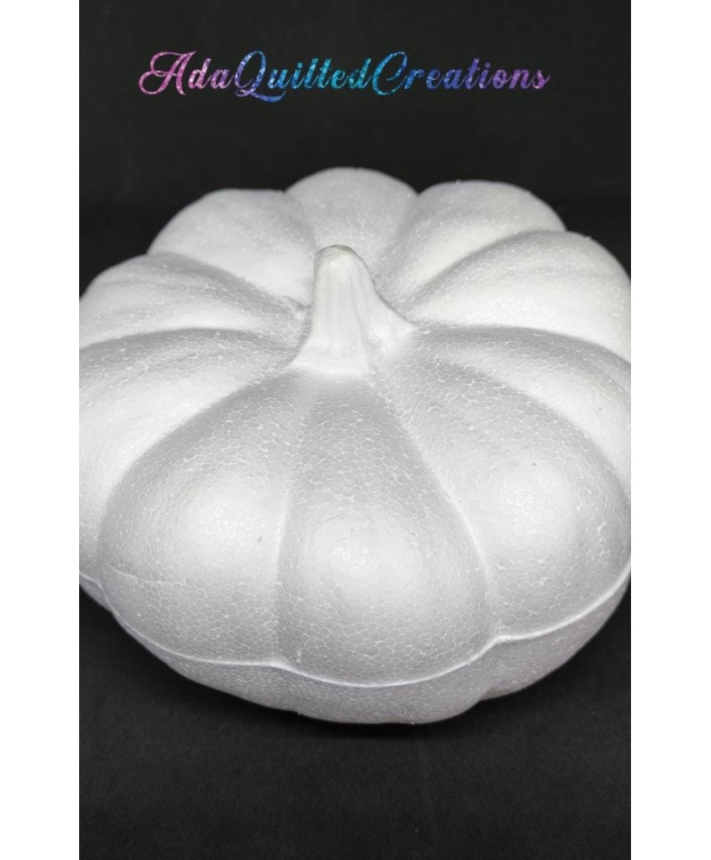 Large polystyrene pumpkin (set of 2) - Ada Quilted Creations